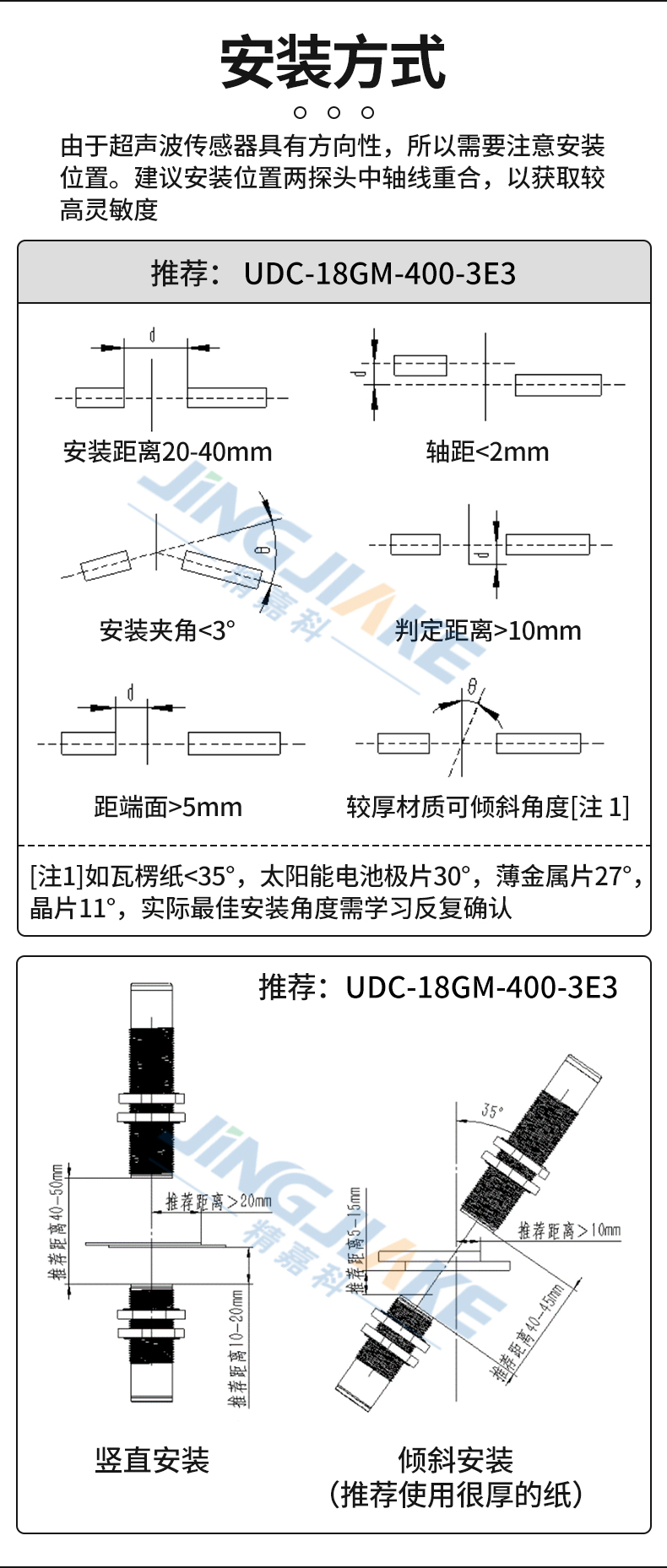 P+F倍加福对射超声波传感器 UDC-18GM-400-3E1 双张检测 稳定耐用 - 精嘉科传感器色标传感器激光测距感应器